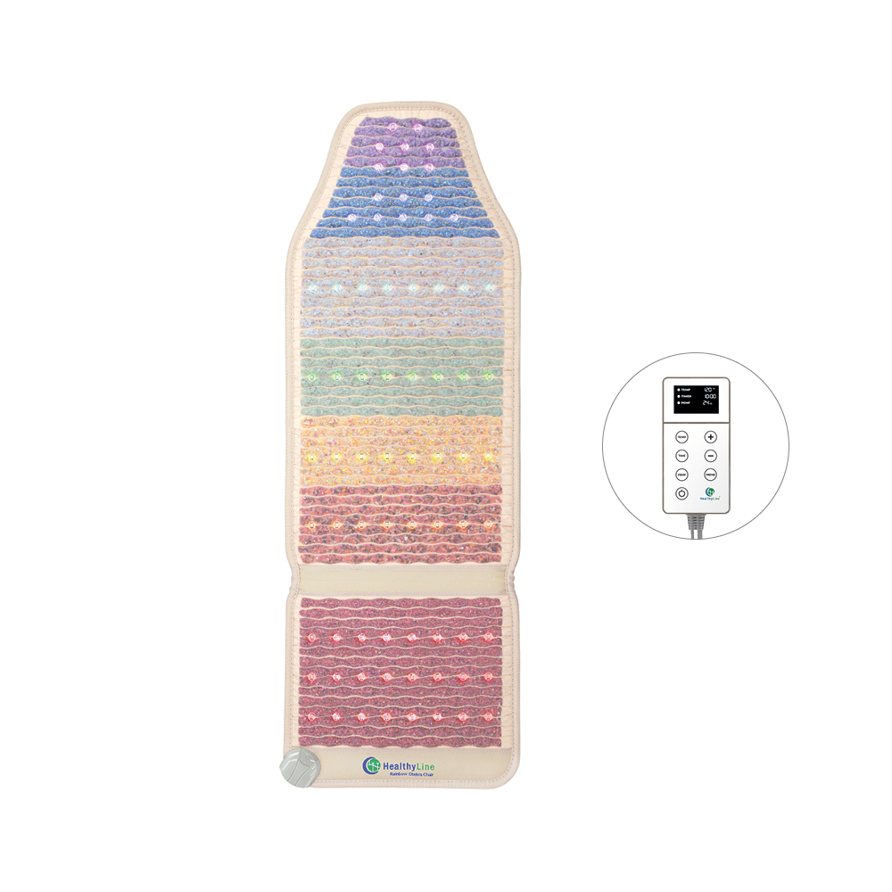Rainbow Chakra Mat™ Chair 5318 Firm – Photon PEMF InframMat Pro® - The ...